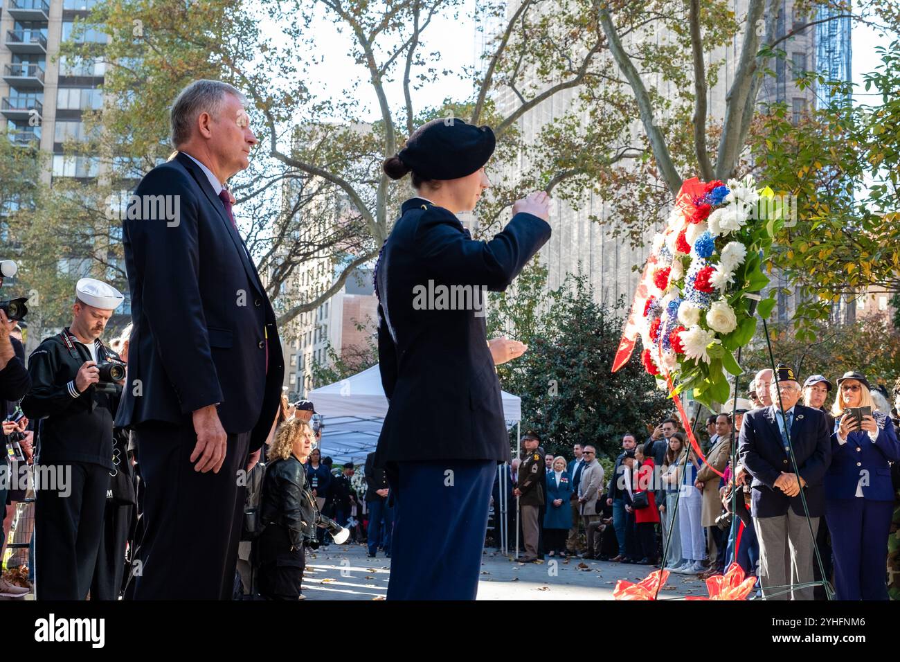 New York City, NY, USA. 11th Nov, 2024. The annual Veterans Day Parade ...