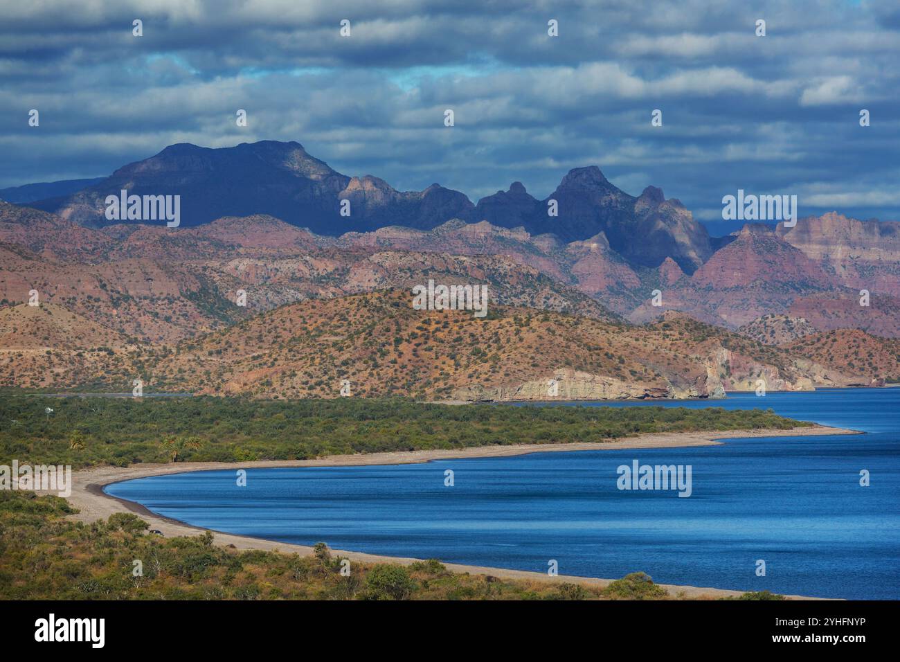 Beautuful landscapes in Baja California, Mexico. Travel background ...