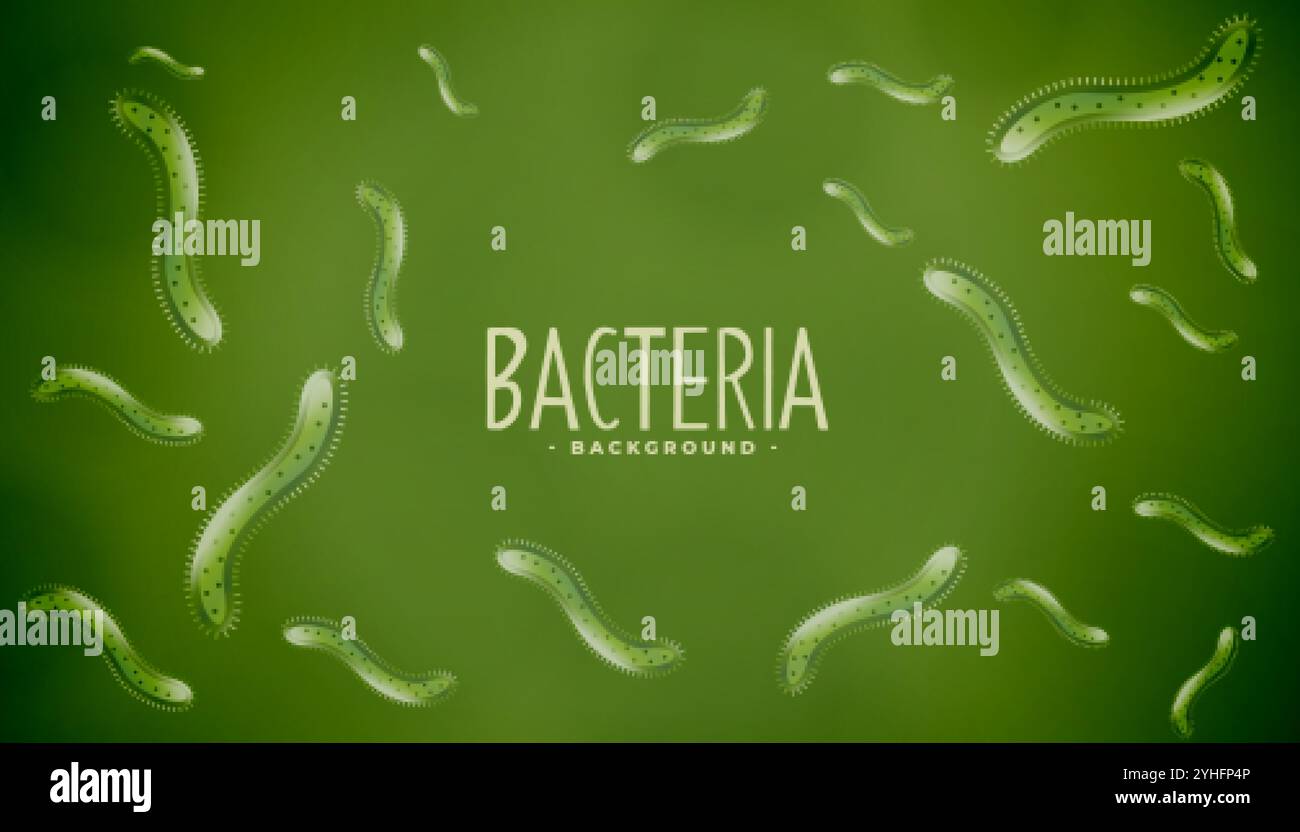 bacteria floating or virus infection background design Stock Vector ...