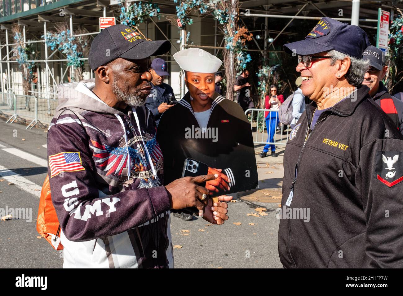 New York City, NY, USA. 11th Nov, 2024. The annual Veterans Day Parade ...