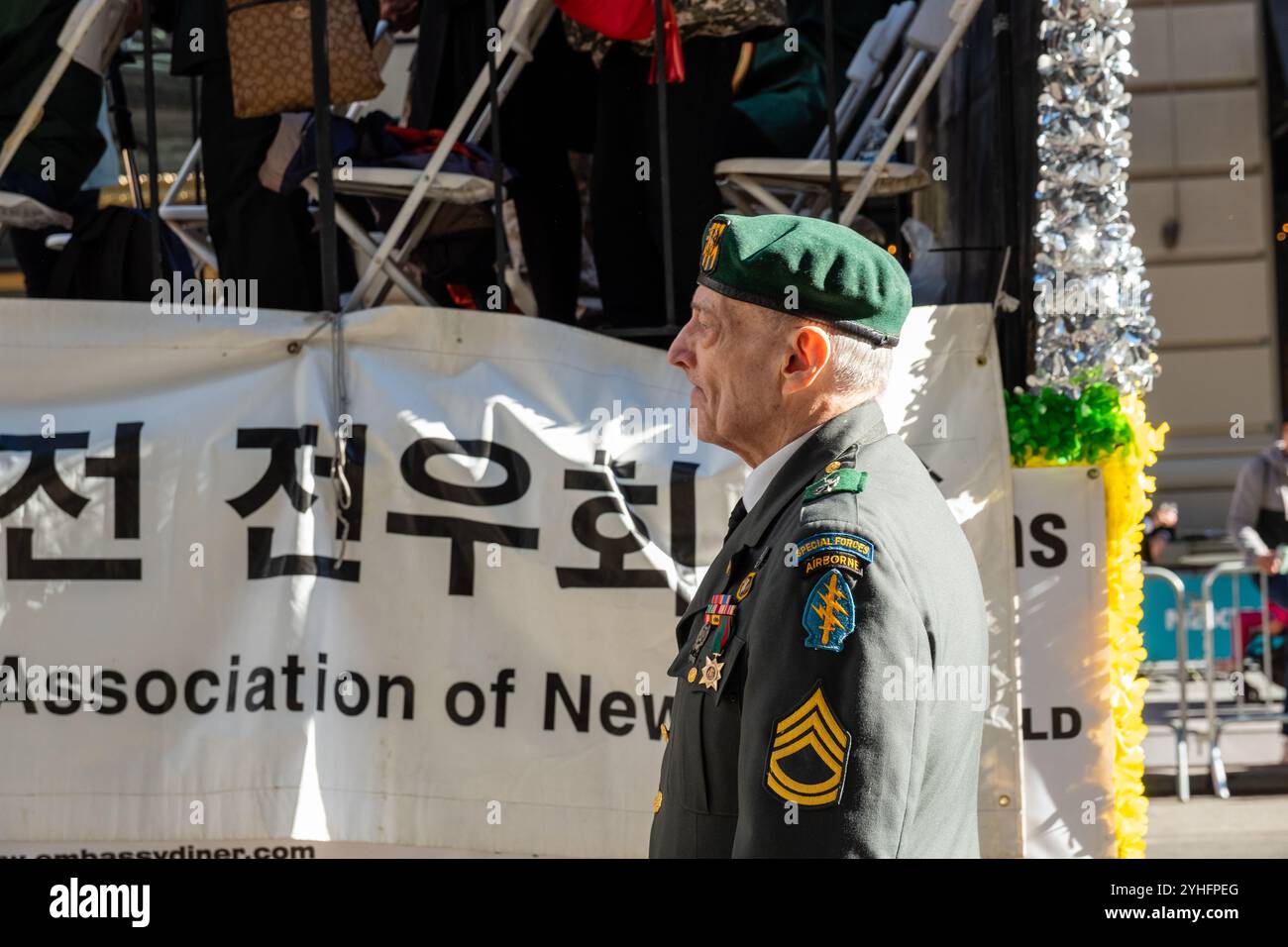 New York City, NY, USA. 11th Nov, 2024. The annual Veterans Day Parade ...