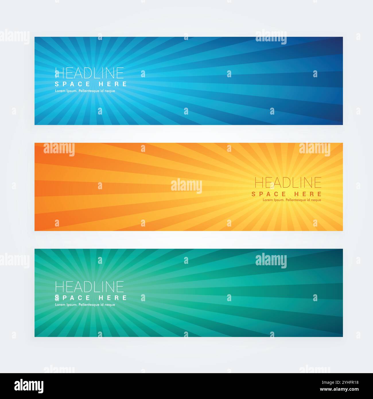 set of colorful modern banners Stock Vector Image & Art - Alamy