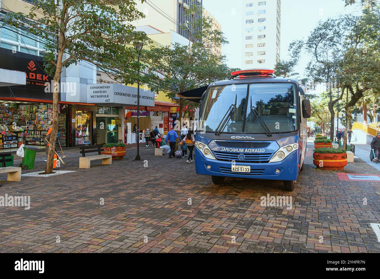 Londrina, PR, Brazil - June 01, 2024: Londrina Municipal Guard bus ...