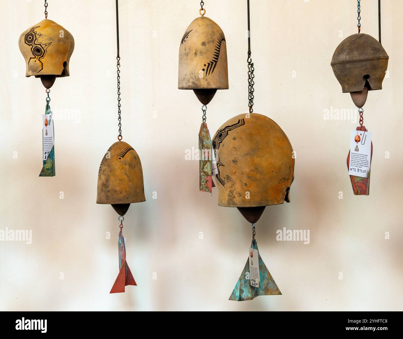 Custom cast bronze bells for sale; Arcosanti; experimental town ...