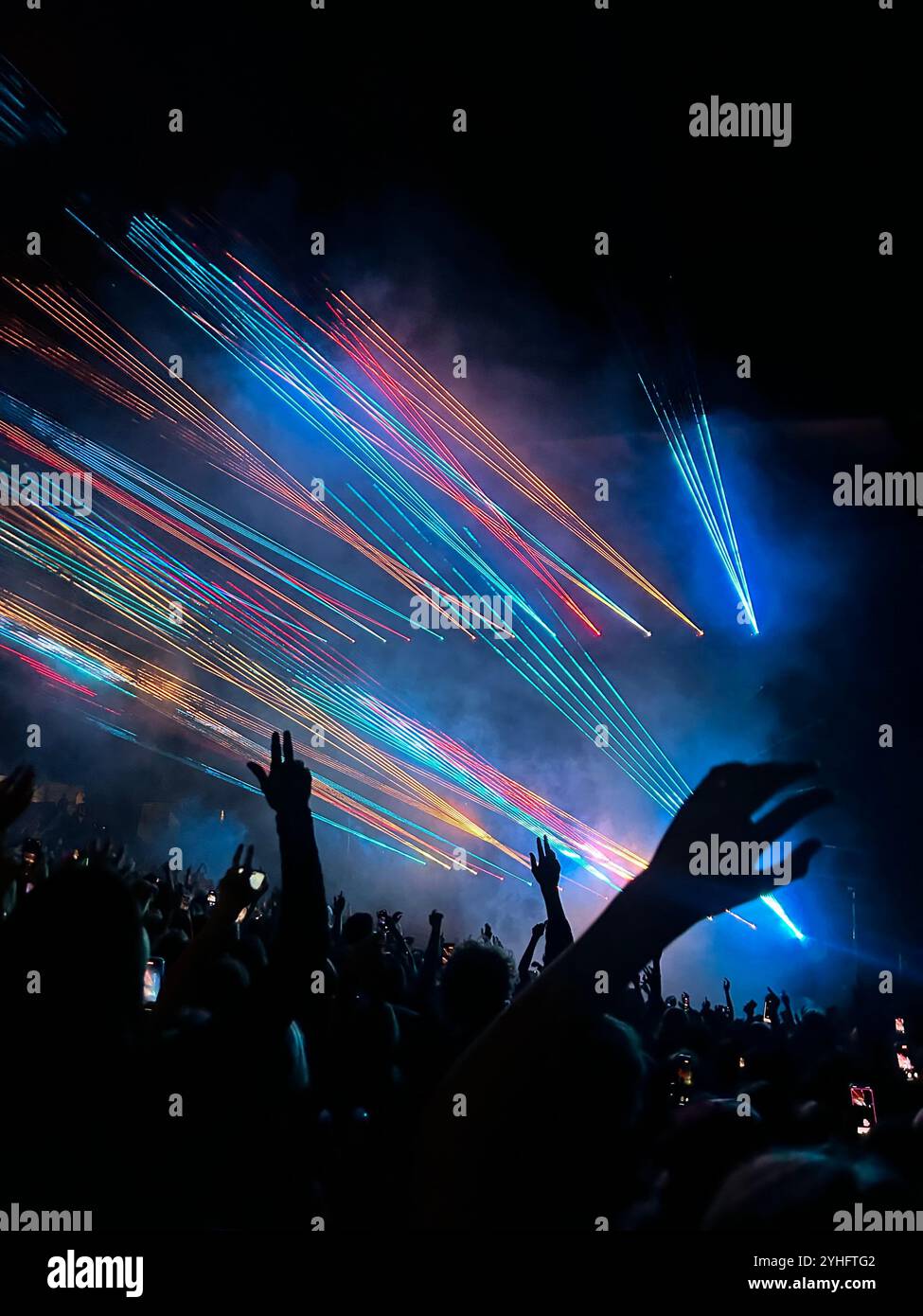 Red Rocks Concert Stock Photo - Alamy