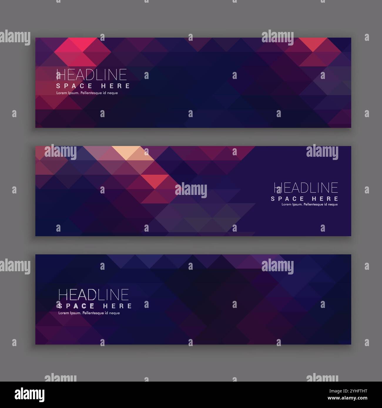 Shapes banners Stock Vector Images - Alamy