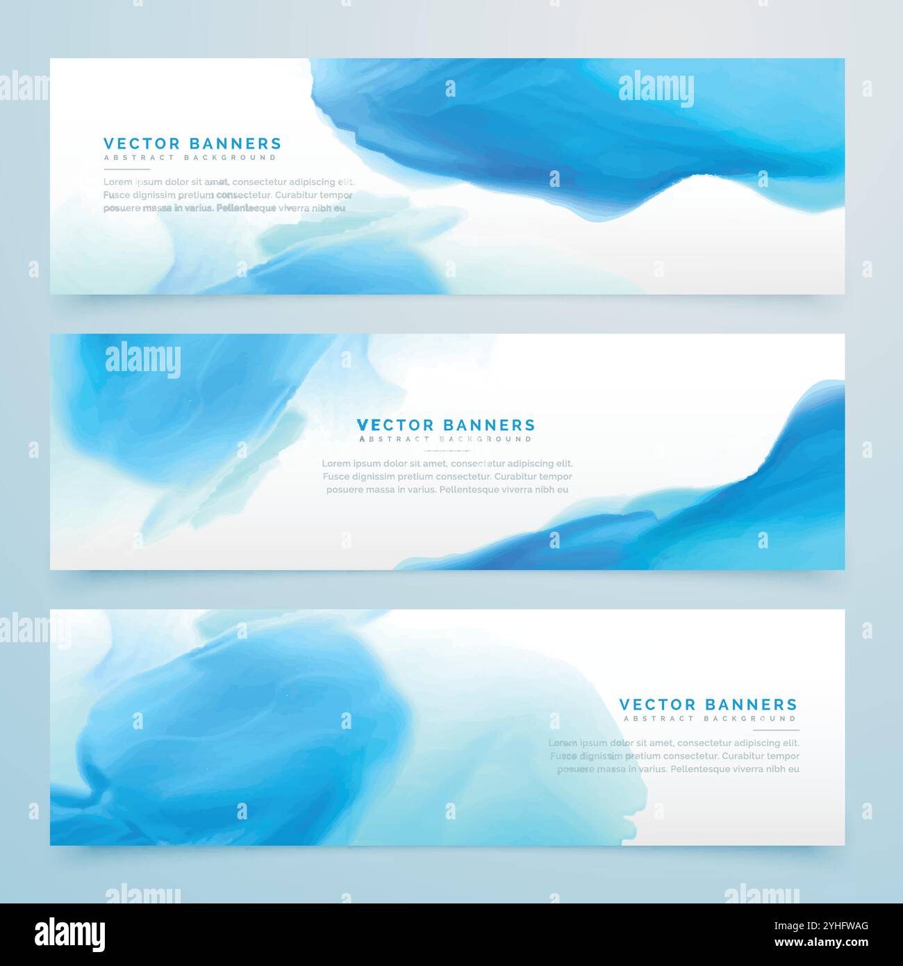 Blue watercolor lines Stock Vector Images - Alamy