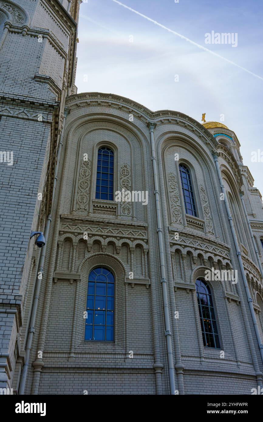 The exterior of a historic cathedral showcasing ornate architectural ...