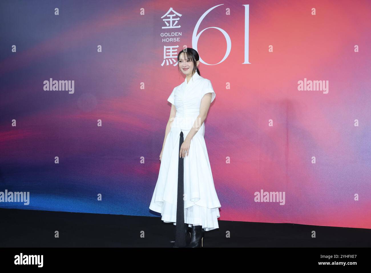 TAIPEI, CHINA - NOVEMBER 11, 2024 - Actress Li Xing attends the premiere of the film Golden ...
