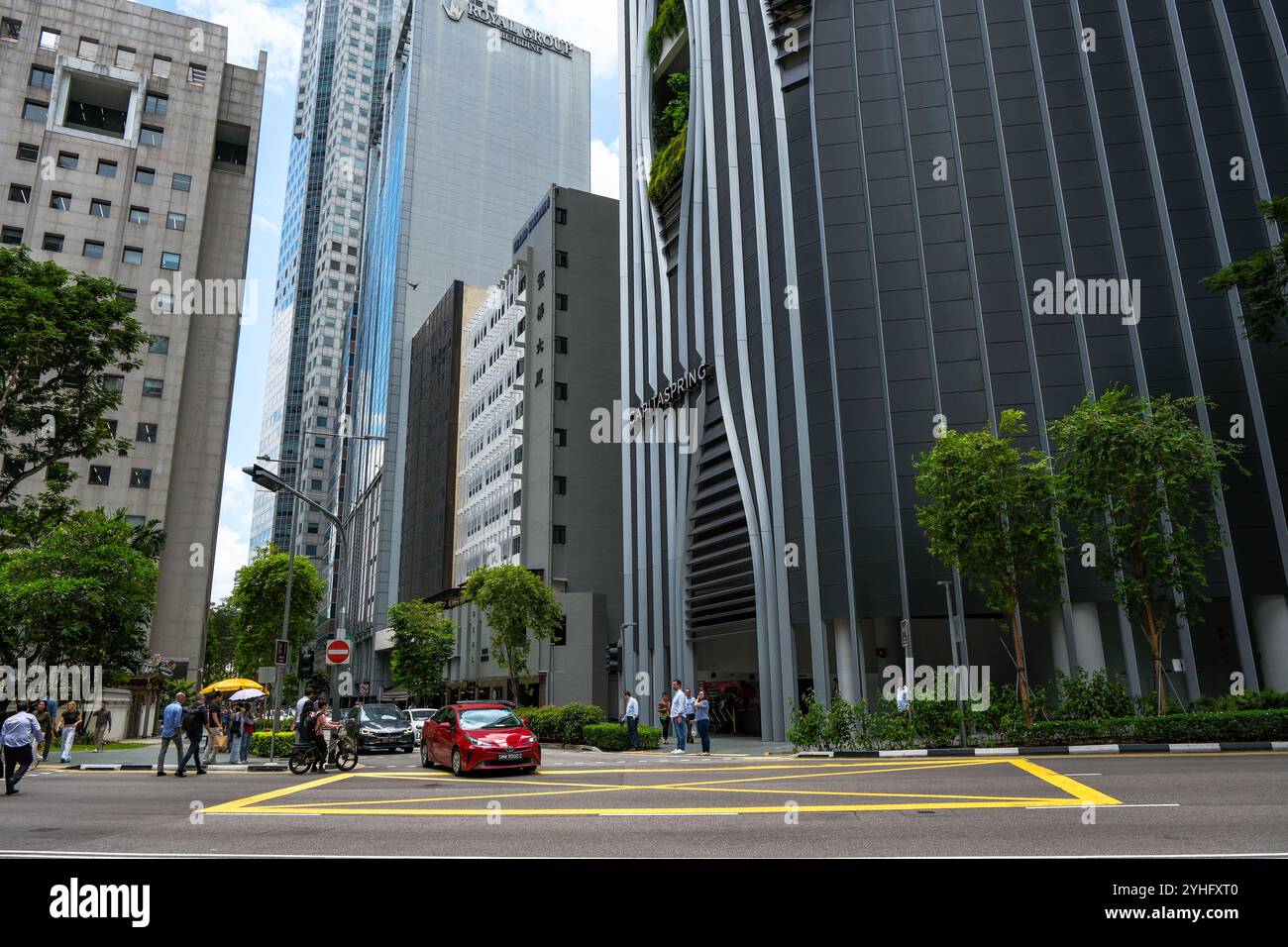 The striking modern Capita spring building Singapore Asia showing ...