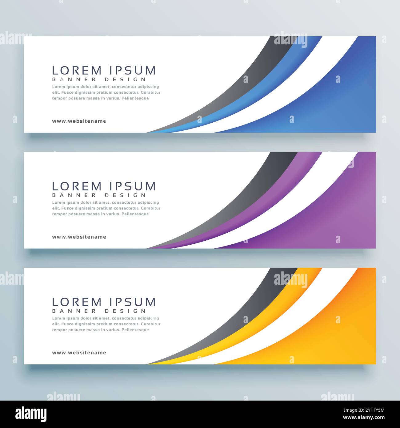 stylish vector headers banner design Stock Vector Image & Art - Alamy