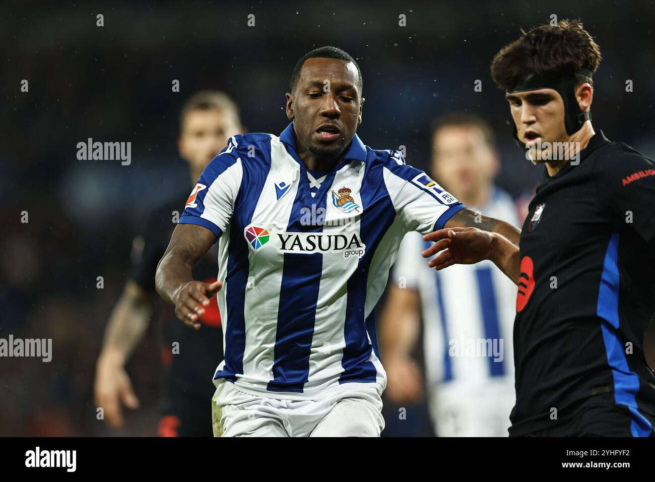San Sebastian, Spain. 10th Nov, 2024. Sheraldo Becker (Sociedad ...