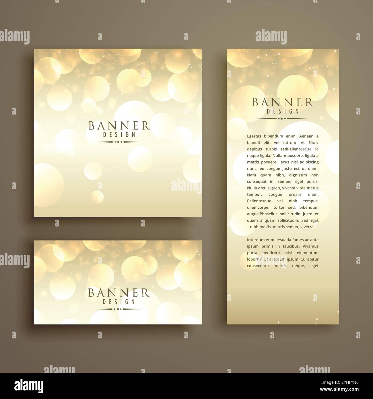 shiny bokeh card design template Stock Vector Image & Art - Alamy