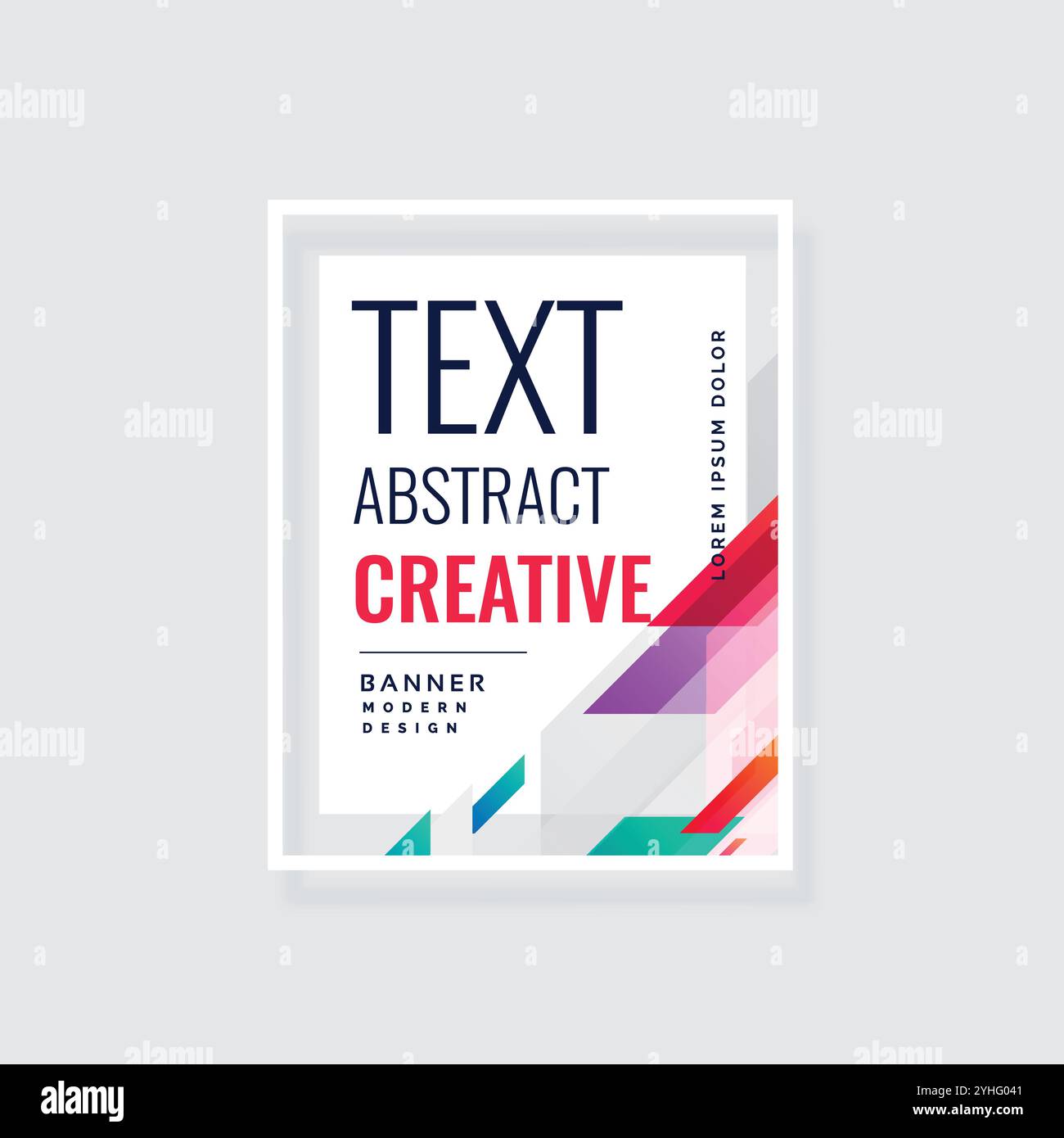 modern abstract vector banner design creative illustration Stock Vector ...