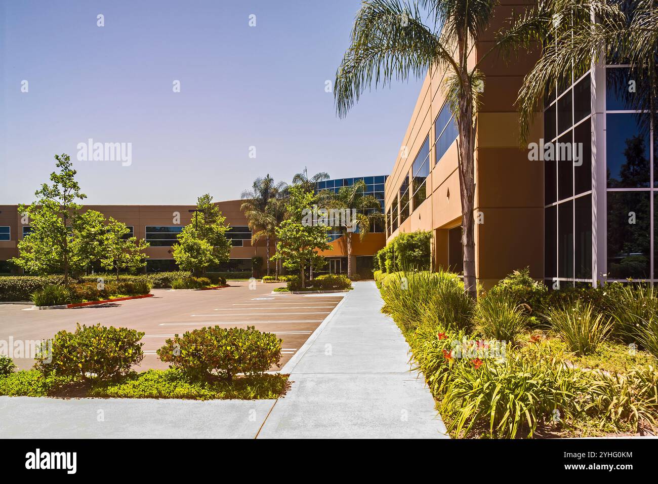 Exterior architecture of an office building Stock Photo - Alamy