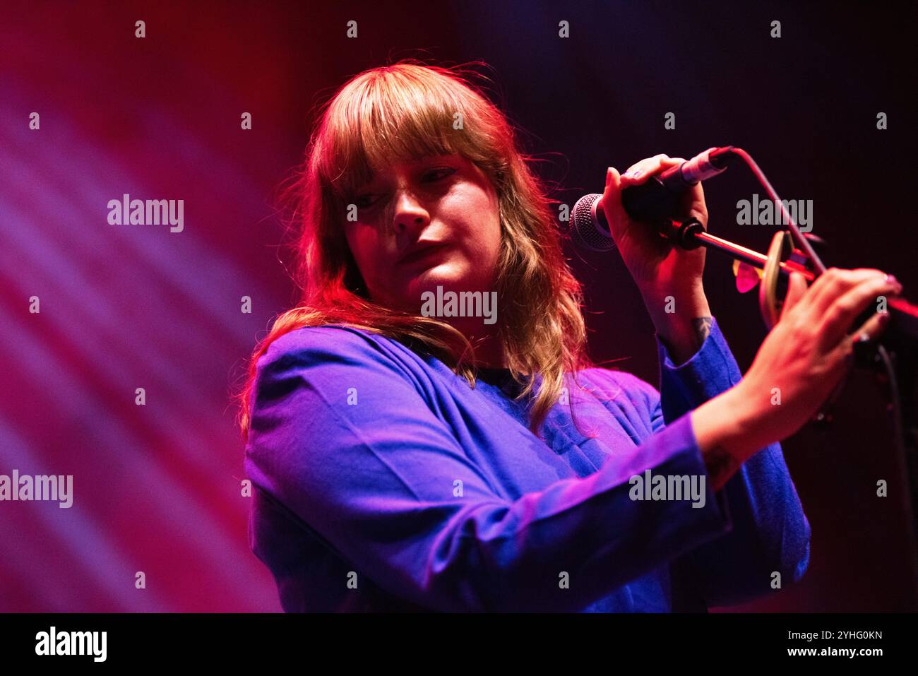 English indie pop musician, Katy J. Pearson, performing live at the ...