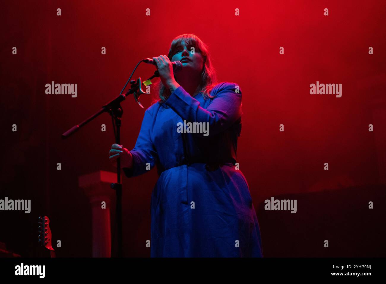 English indie pop musician, Katy J. Pearson, performing live at the ...