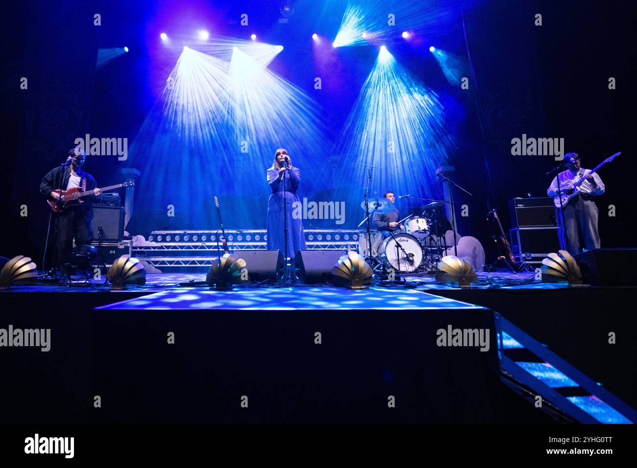 English indie pop musician, Katy J. Pearson, performing live at the ...