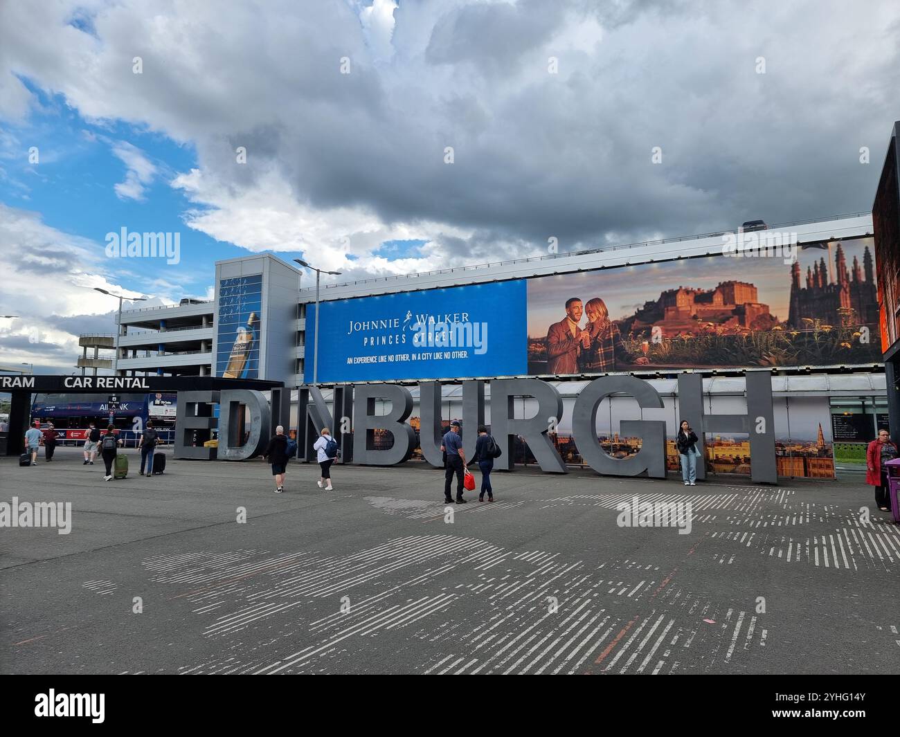 Big edinburgh letters airport united hi-res stock photography and ...