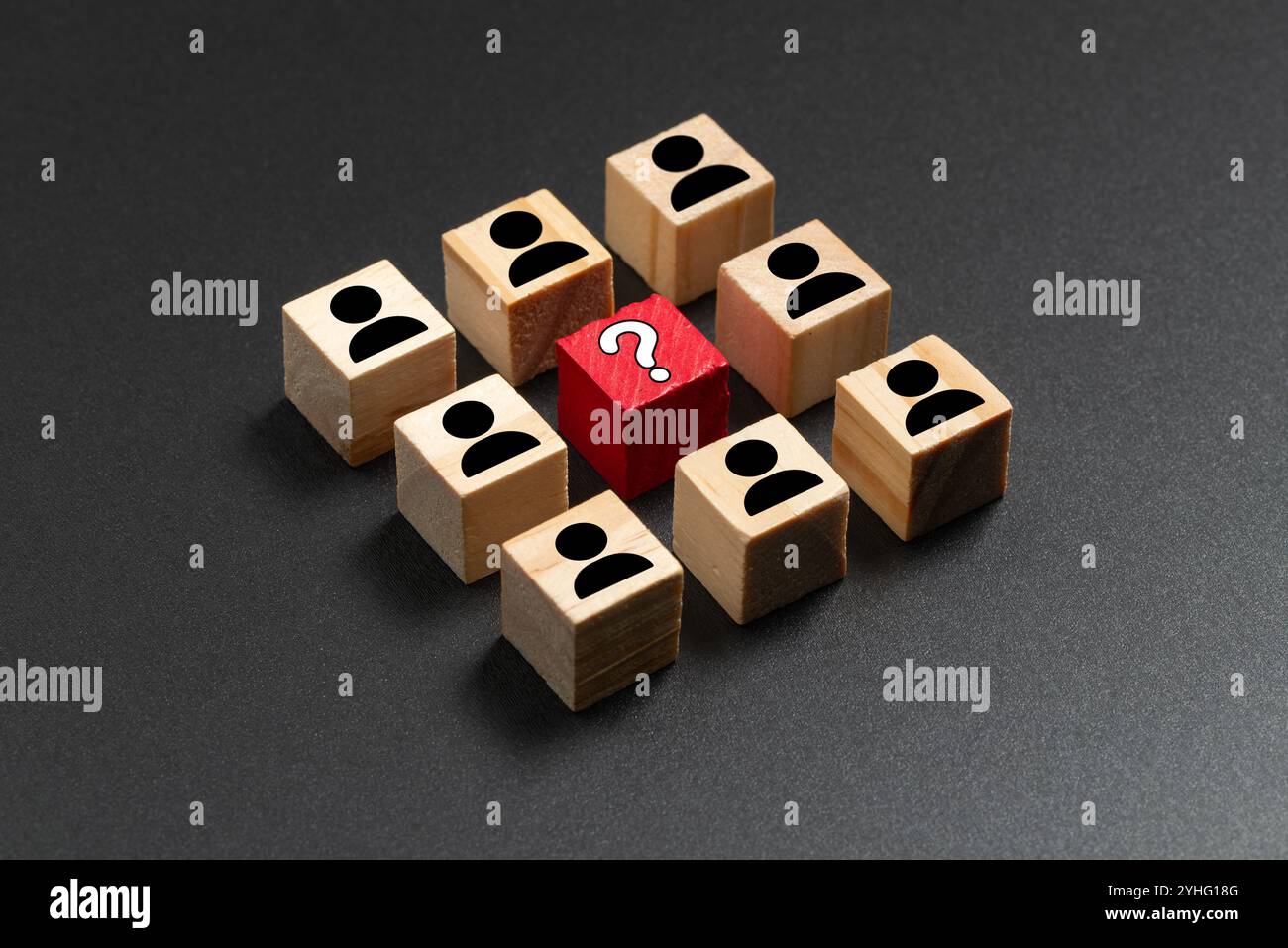Questioning Identity in the Crowd Stock Photo - Alamy