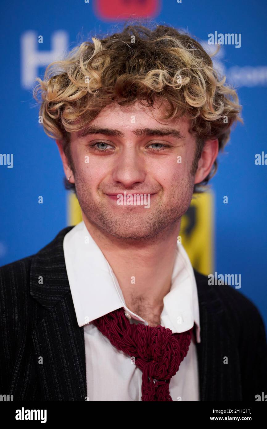 Tommy Villiers poses for photographers upon arrival at the MTV European ...