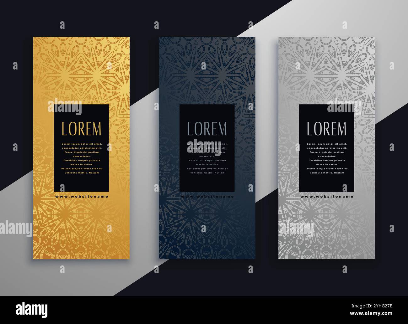 Luxury standee design hi-res stock photography and images - Alamy