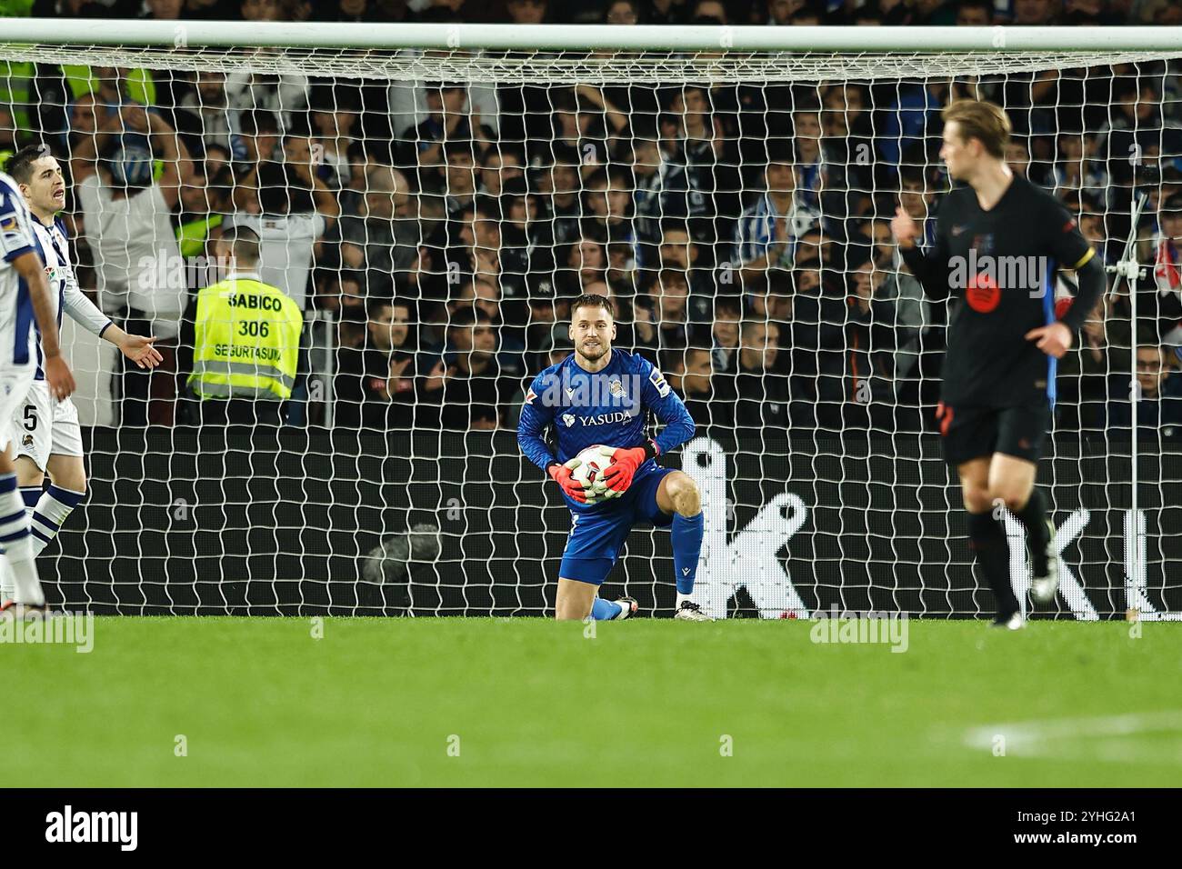 San Sebastian, Spain. 10th Nov, 2024. Alex Remiro (Sociedad) Football ...
