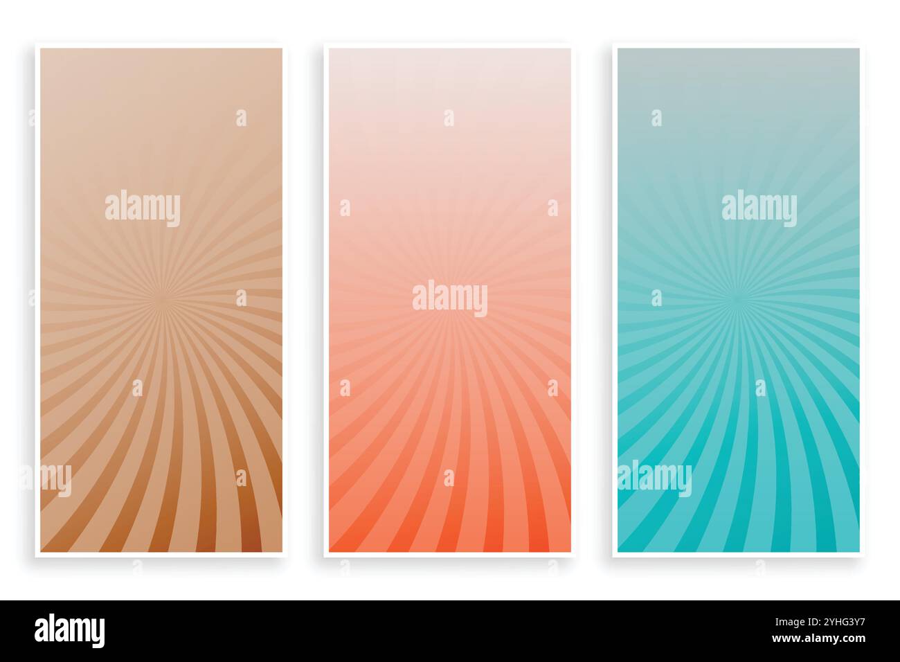 Set sun background colors Cut Out Stock Images & Pictures - Alamy