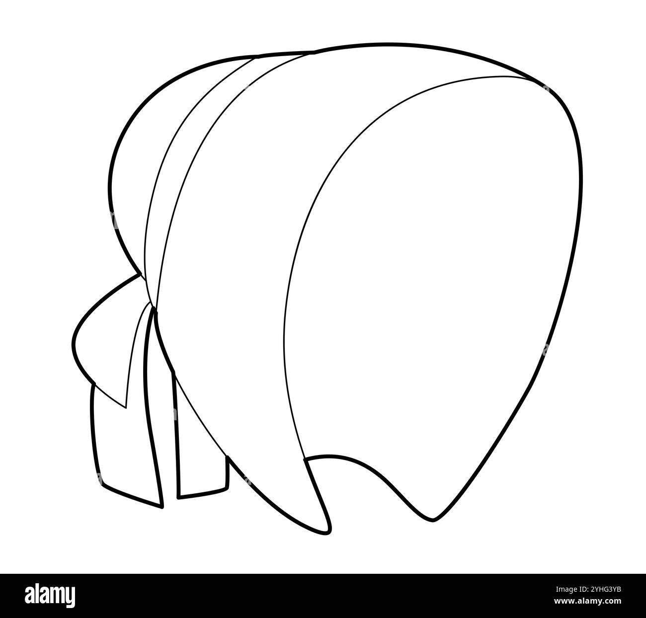 Bonnet Hat. Victorian Head Fashion accessory cap clothing technical ...