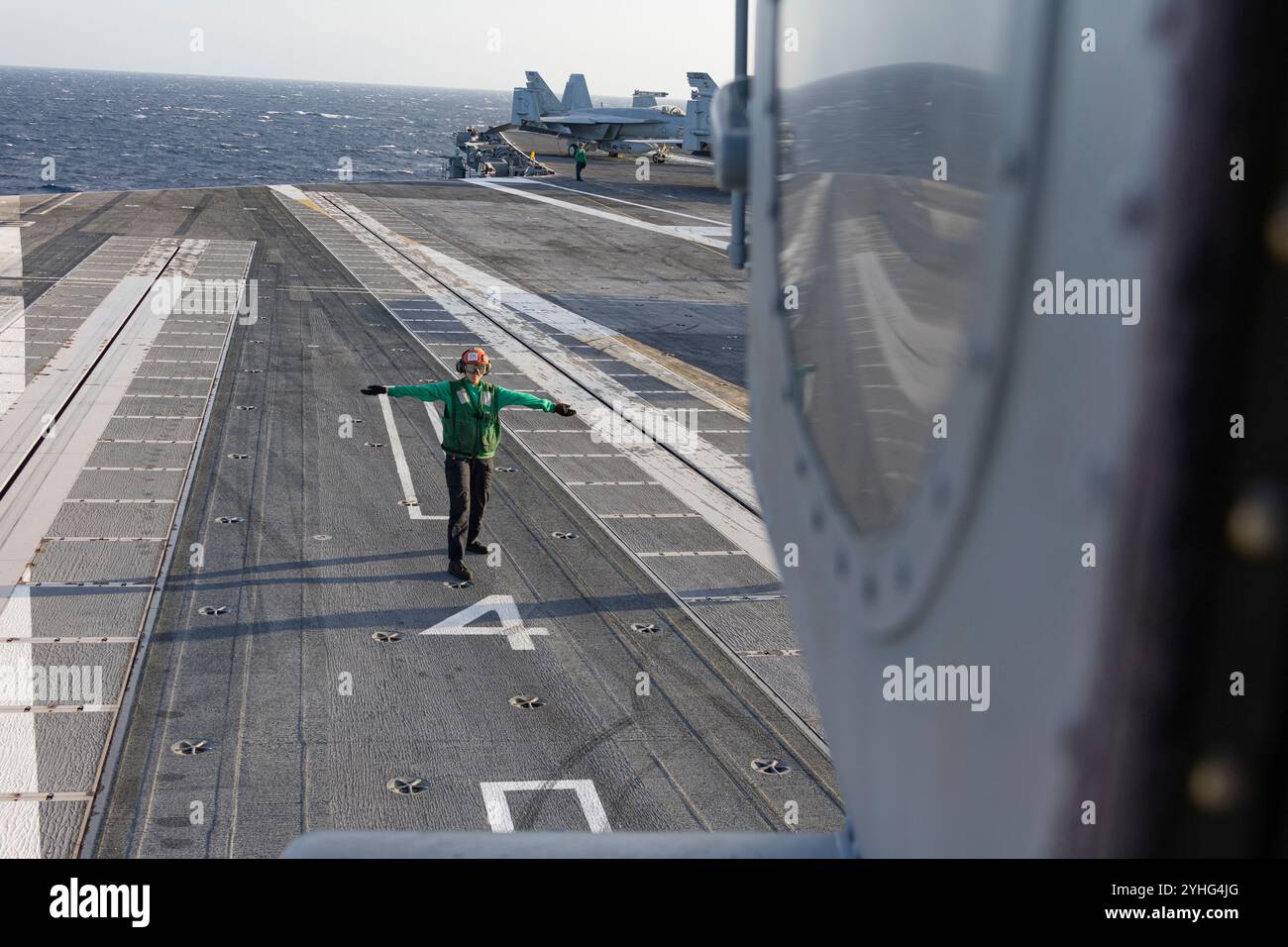 Aviation Electrician's Mate Airman Nicole Aponte, assigned to the ...