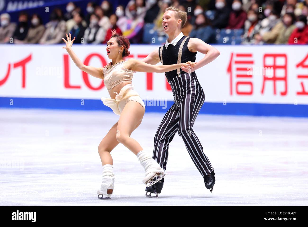 Yoyogi 1st Gymnasium, Tokyo, Japan. 9th Nov, 2024. Yuka Orihara & Juho ...