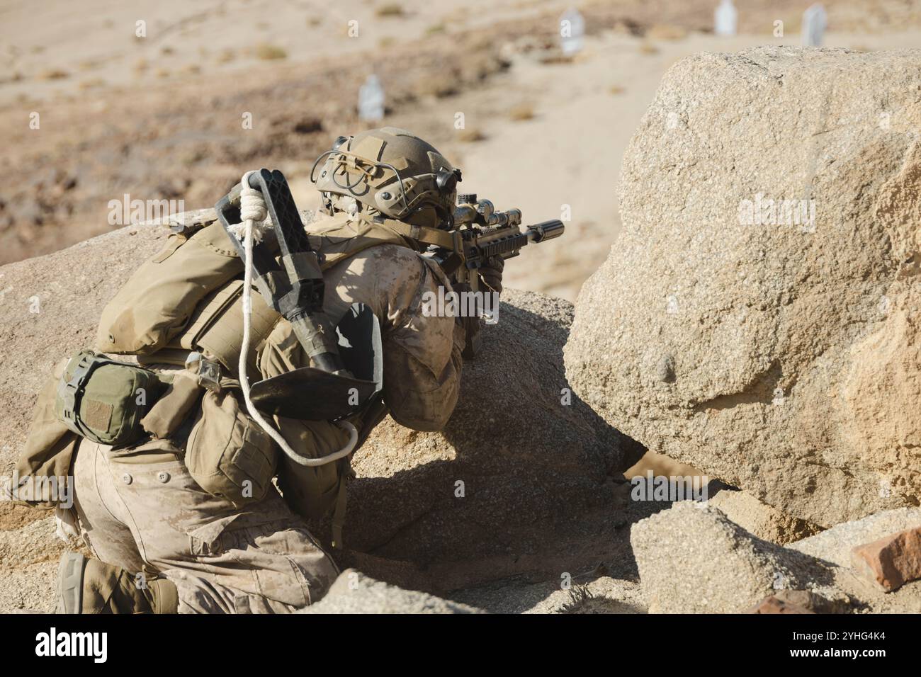 U.S. Marine Corps Lance Cpl. Robert Ruiz, a rifleman with 2d Battalion ...