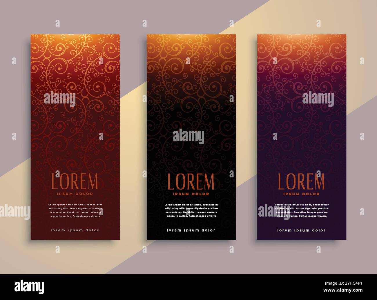 royal vertical banners set in luxury style Stock Vector Image & Art - Alamy
