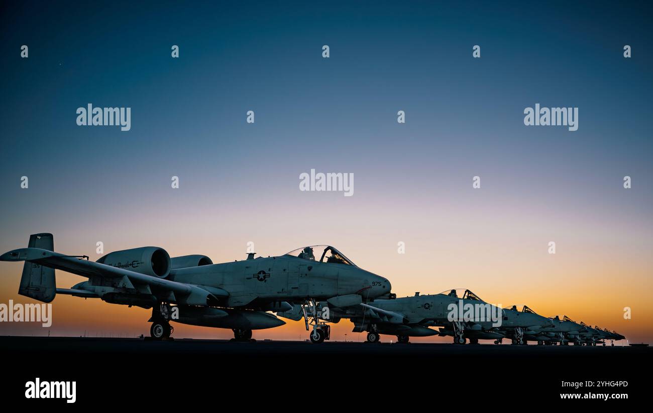 U.S. Air Force A-10C Thunderbolt IIs assigned to the 107th ...