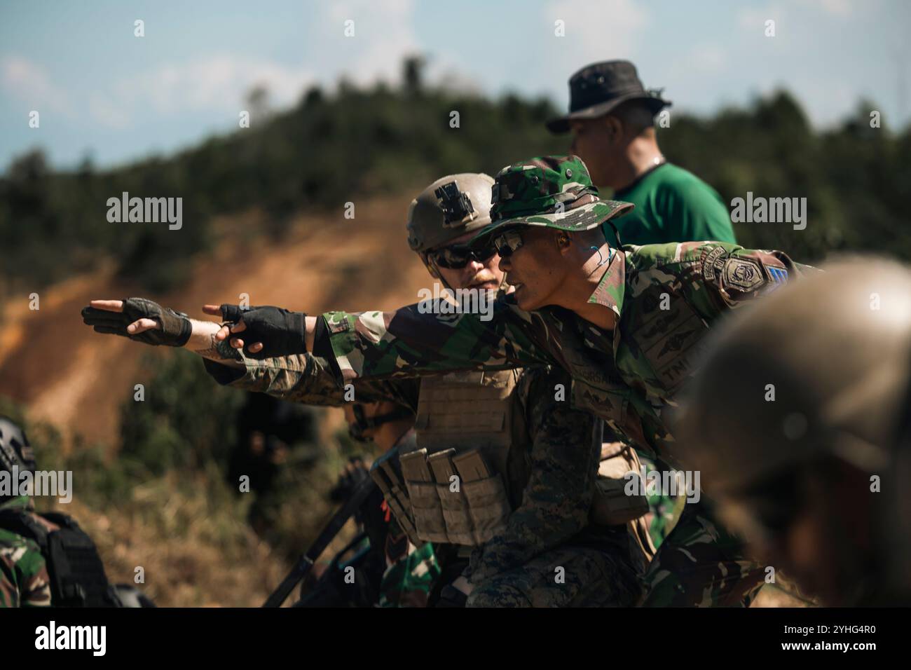 U.S. Marine Corps Sgt. James Bryant, a machine gun section leader with ...