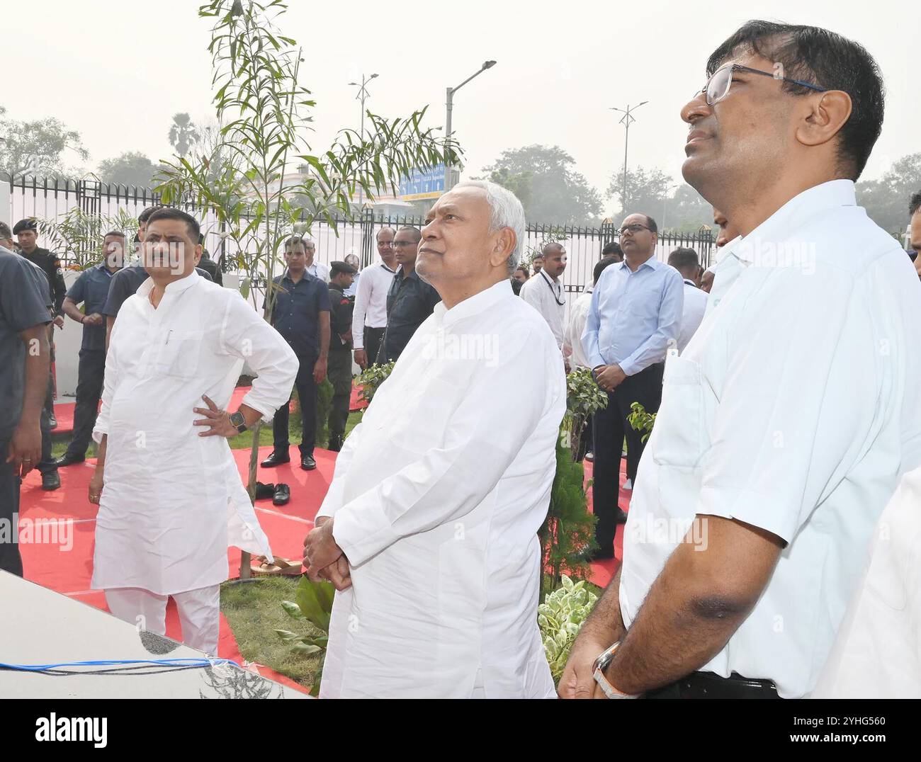 Patna, India. 11th Nov, 2024. PATNA, INDIA - NOVEMBER 11: Bihar Chief ...