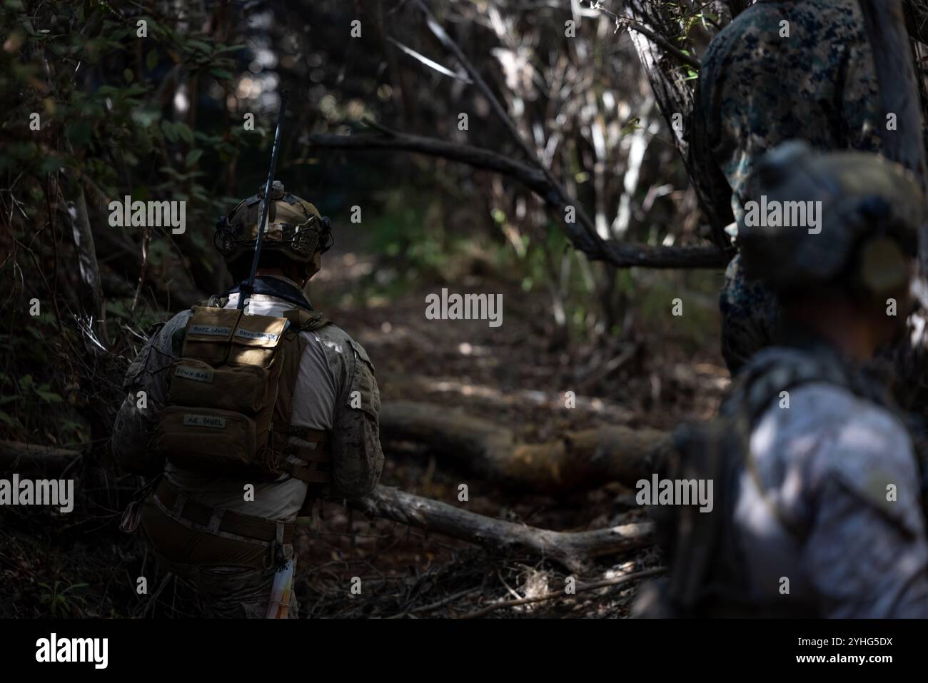 U.S. Marines with Charlie Company, 1st Reconnaissance Battalion, 1st ...