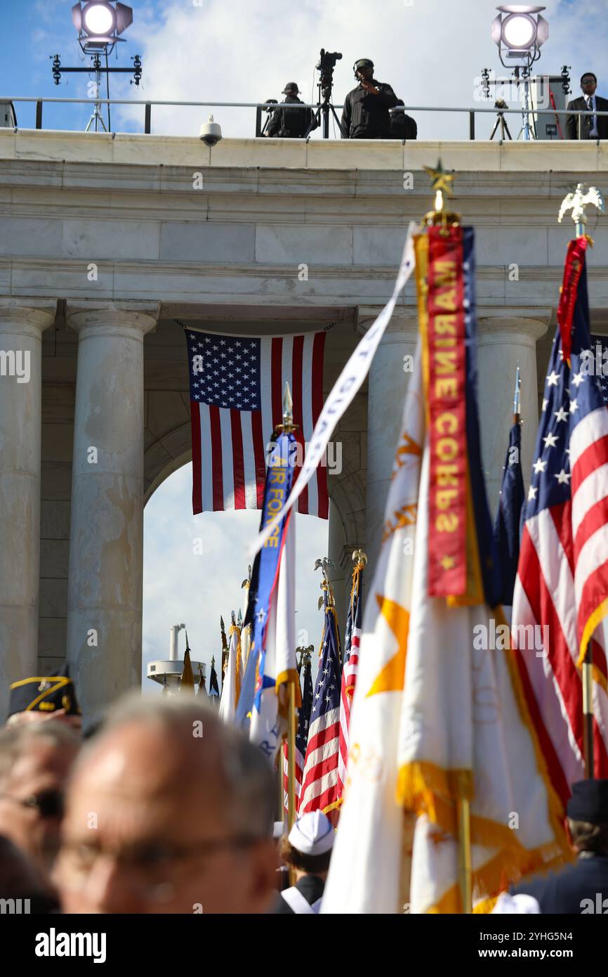 Senior leaders participate in the 71st annual National Veterans Day ...