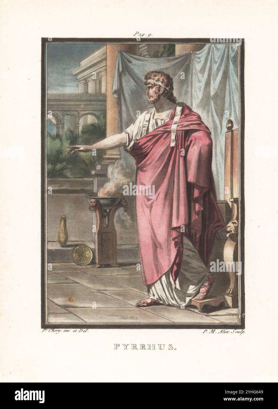 Phyrrus, son of Achilles, king of Epirus, character in Jean Racine's ...
