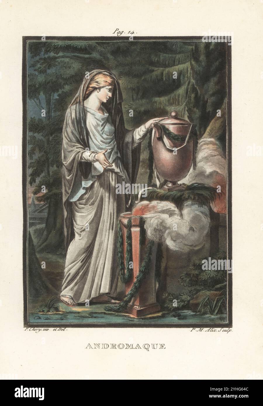 Andromache, widow of Hector, character in Jean Racine's tragedy ...