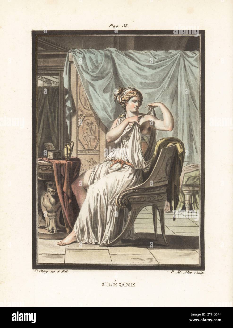 Cleone, confidante of Hermione, character in Jean Racine's tragedy ...