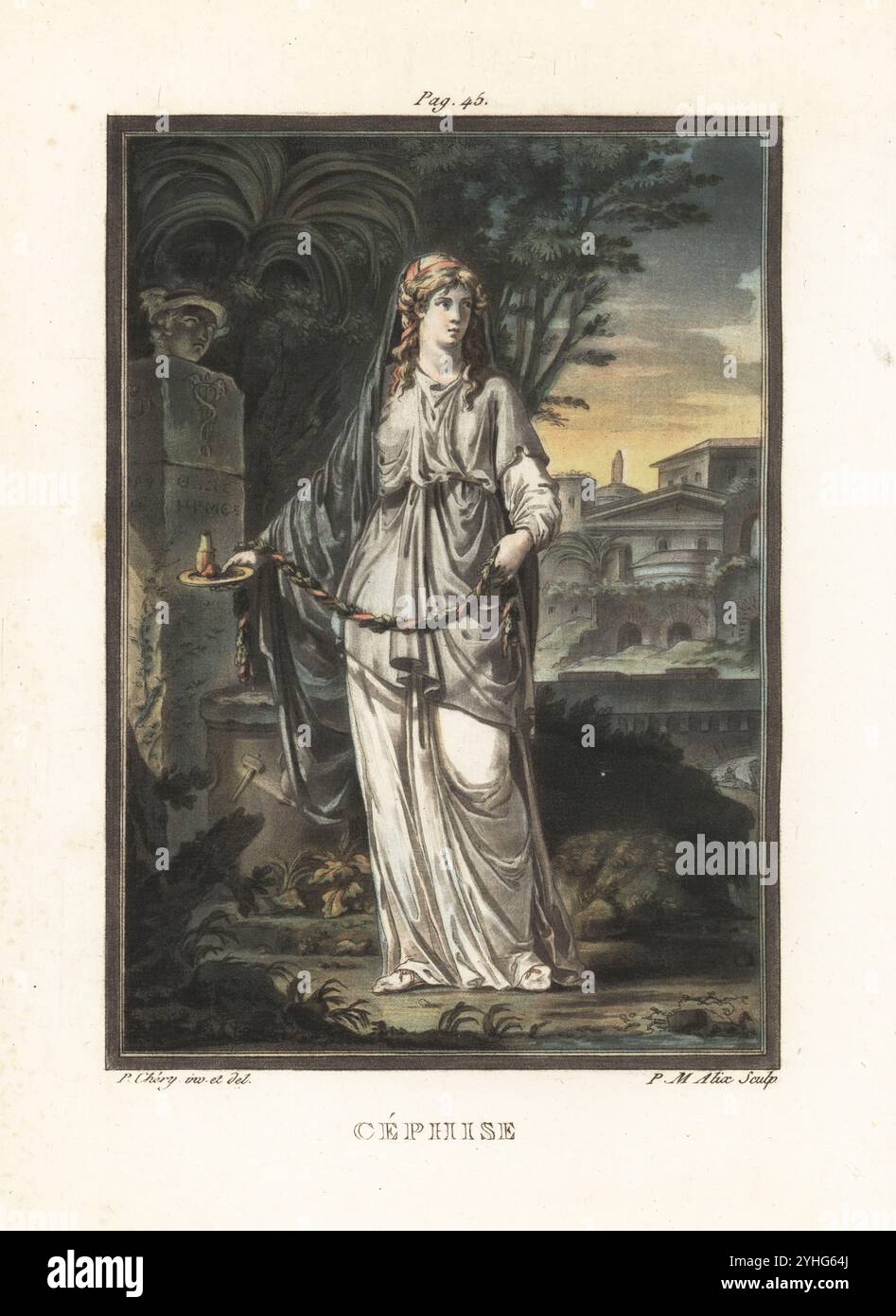 Cephisa, confidante of Andromache in Jean Racine's tragedy Andromaque ...