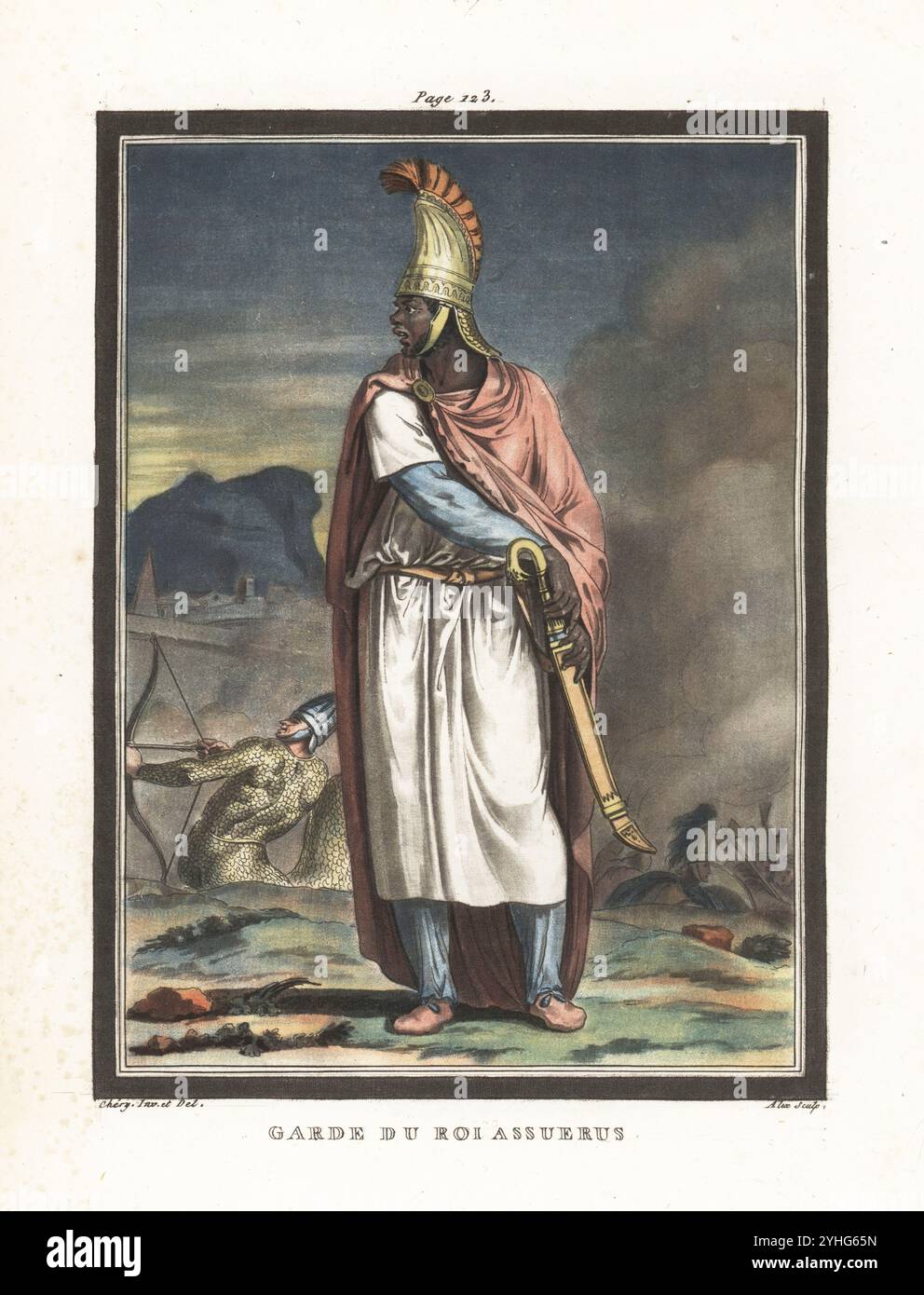 Guard of Ahasuerus, King of Persia, character in Racine's tragedy ...