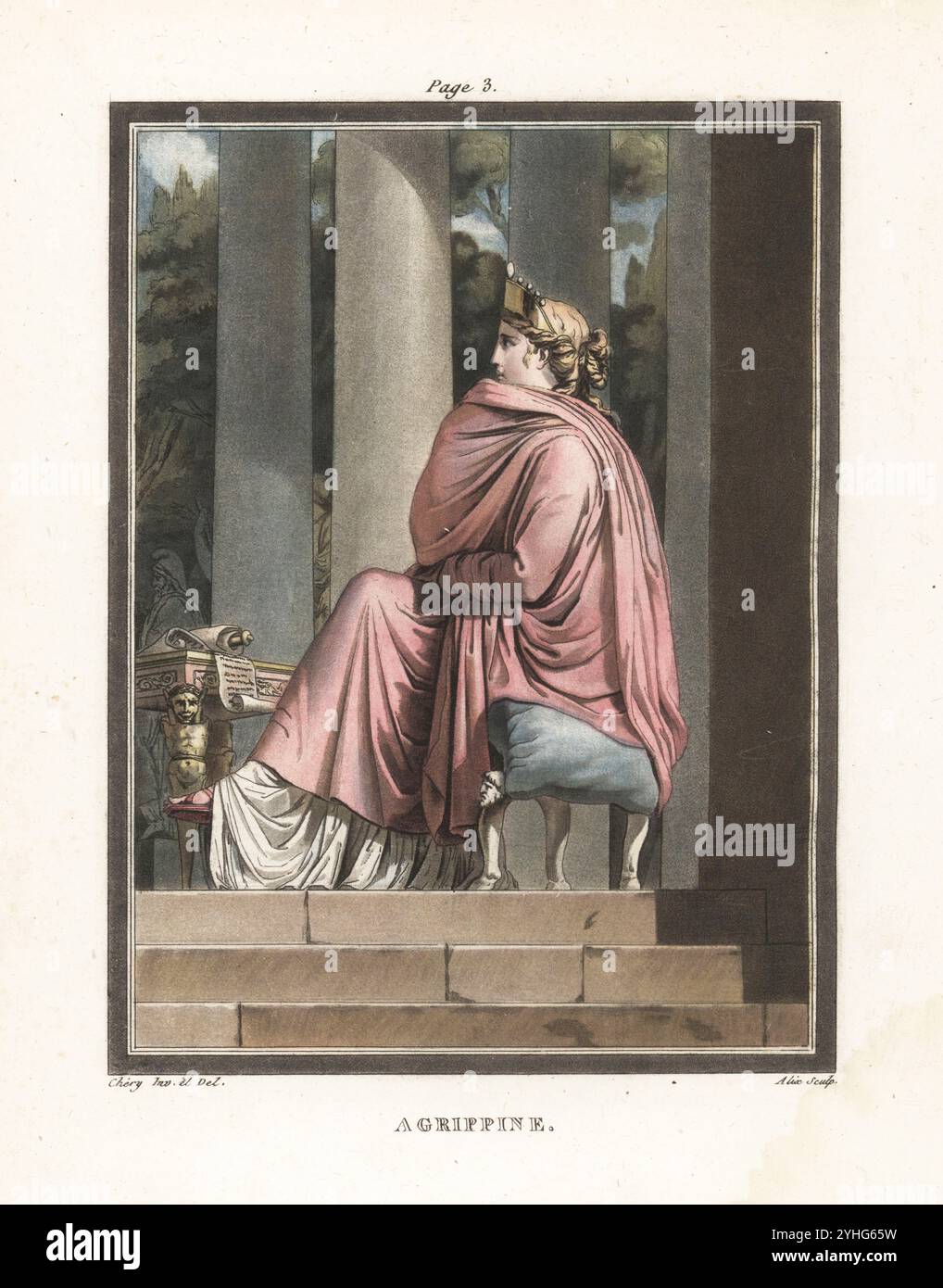 Julia Agrippina, Roman Empress, widow of Domitius Enobarbus (father of ...