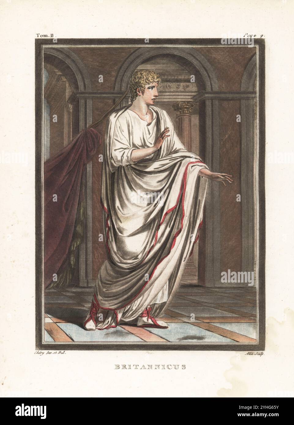 Tiberius Claudius Caesar Britannicus, son of the Roman Emperor Claudius ...