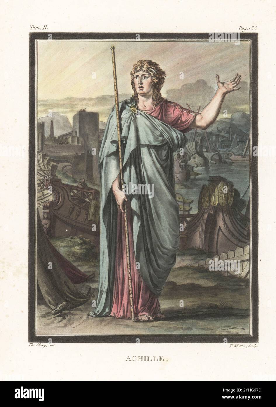 Achilles, Greek warrior hero in the Trojan War, character in Racine's ...