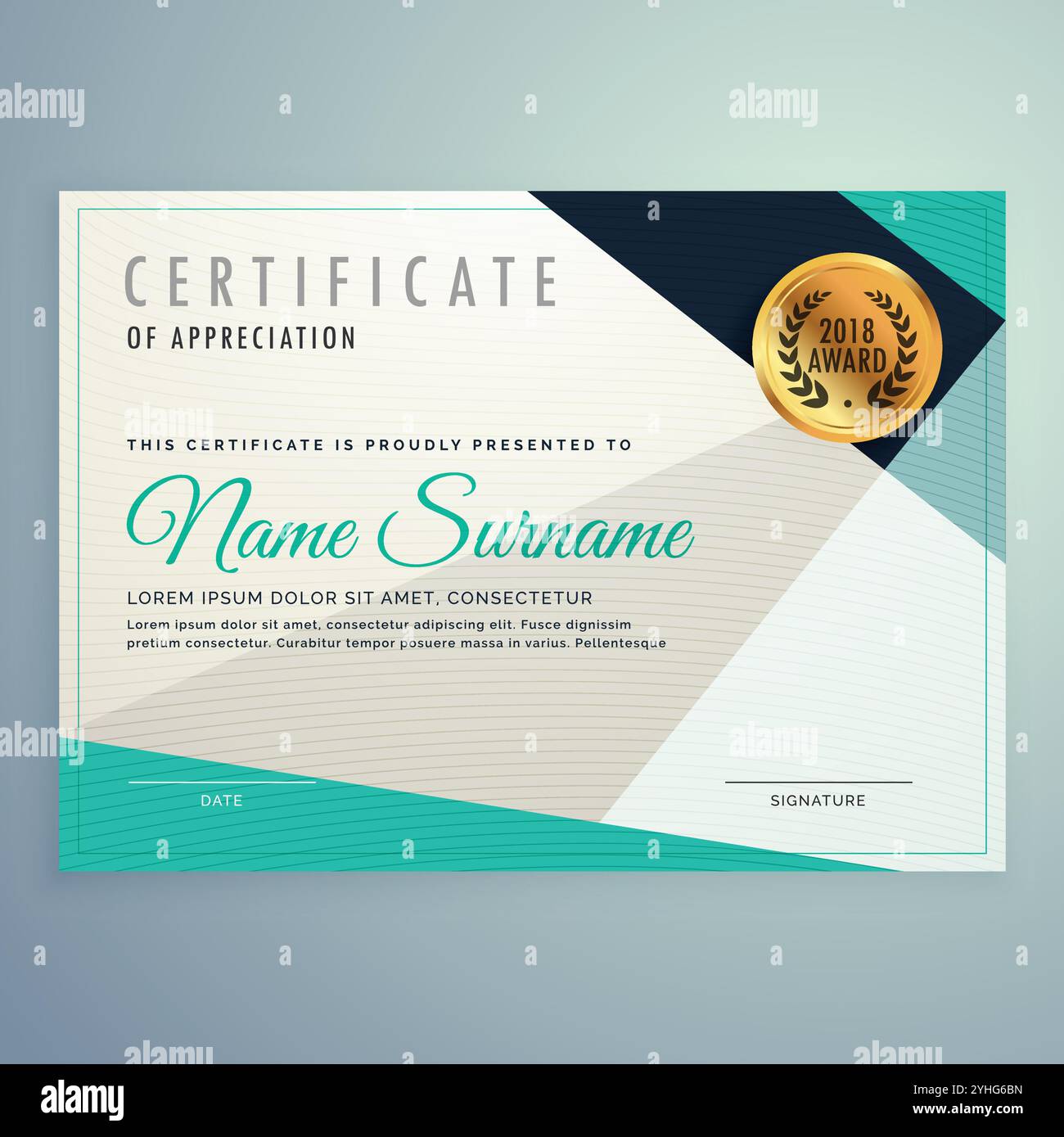 Elegant certificate design hi-res stock photography and images - Alamy
