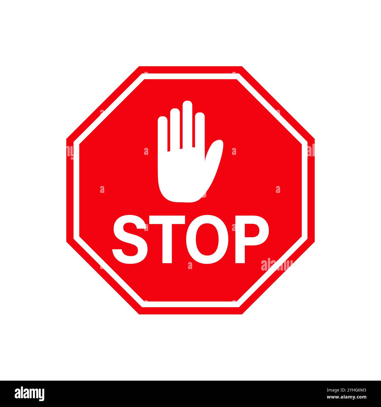Stop crossing road Stock Vector Images - Alamy