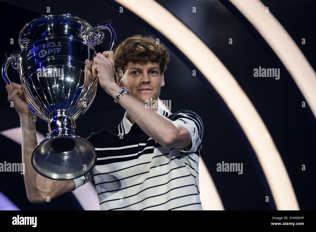 Jannik sinner 2024 trophy hi-res stock photography and images - Alamy