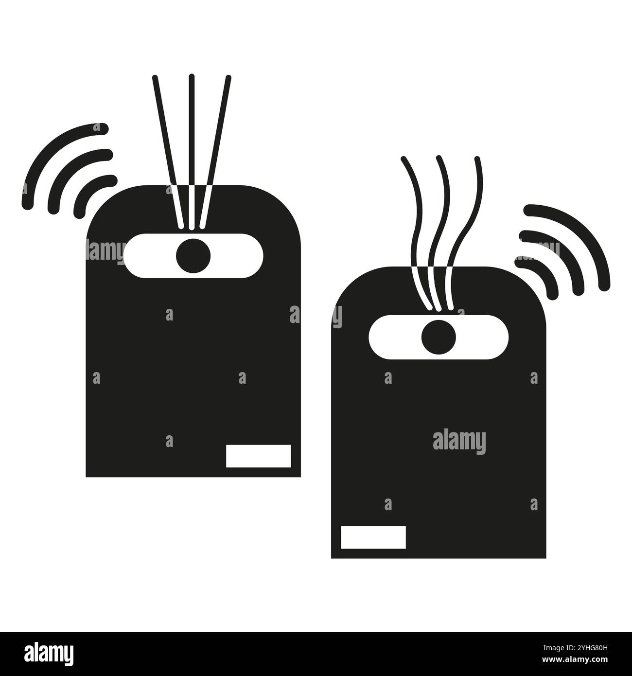 Scent diffuser icon. Aroma vapor device. Wireless air freshener ...
